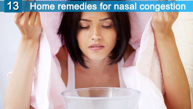 Home remedies for nasal congestion and running nose
